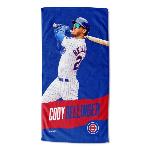 30"x60" Mlb Chicago Cubs 23 Cody Bellinger Player Printed Beach Towel ...