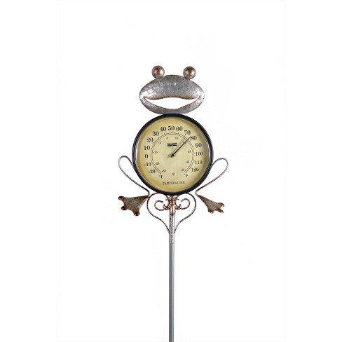 Poolmaster Outdoor Thermometer Garden Stake - Frog : Target