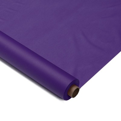 Crown Display 40 Inch. X 100 Feet Disposable Plastic Tablecloth Roll ...