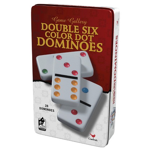 Game Gallery Double 6 Color Dot Dominoes : Target