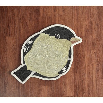 Evergreen Hand Hooked Shape Rug | Yellow Finch Design | Indoor/outdoor ...