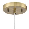 Possini Euro Design Safi Brass Mini Pendant Light 9" Wide Modern ...