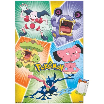 Trends International Pokémon - Animation Group Unframed Wall Poster ...