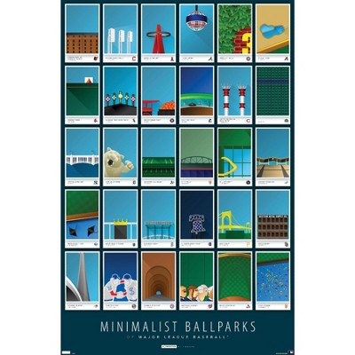 Trends International Mlb Ballpark - S. Preston Framed Wall Poster ...