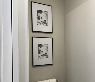 Thin Gallery Matted Photo Frame Black - Threshold™ : Target