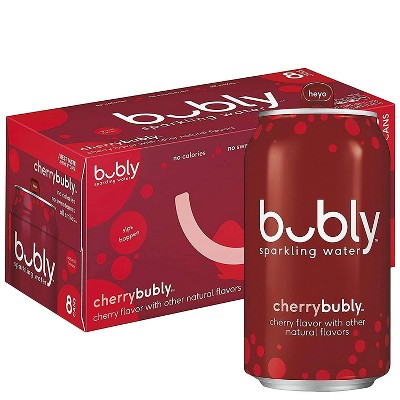 Bubly Cherry Sparkling Water - 8pk/12 Fl Oz Cans : Target