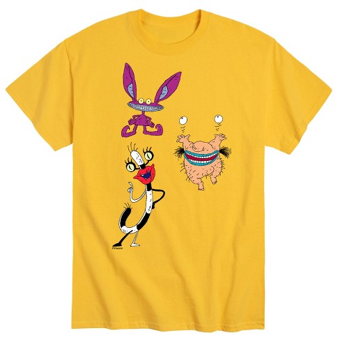 Men's Nickelodeon Aaaahh!! Real Monsters Characters Short Sleeve ...
