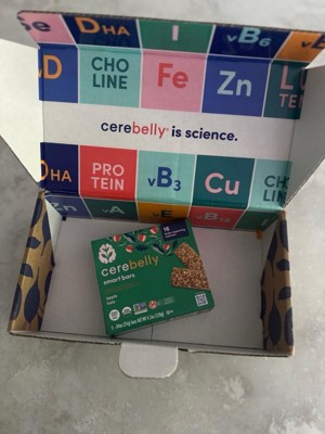 Cerebelly Organic Apple Kale Smart Snack Bars - 4.2oz/5pk : Target