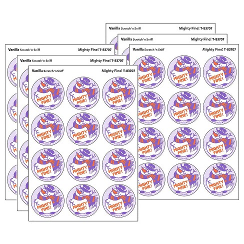 Trend Mighty Fine!/vanilla Scent Retro Scratch 'n Sniff Stinky Stickers ...