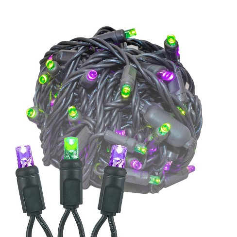 Novelty Lights Purple/lime Green True Twinkle (100% Twinkle) 5mm Led ...