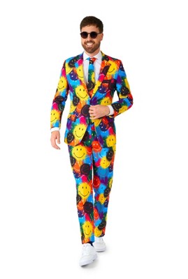 Opposuits Men's Official Smiley Suits - Smiley Drip - Multicolor - Size ...