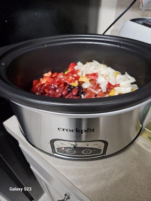 Crock-pot 6qt Mytime Technology Programmable Slow Cooker - Stainless ...