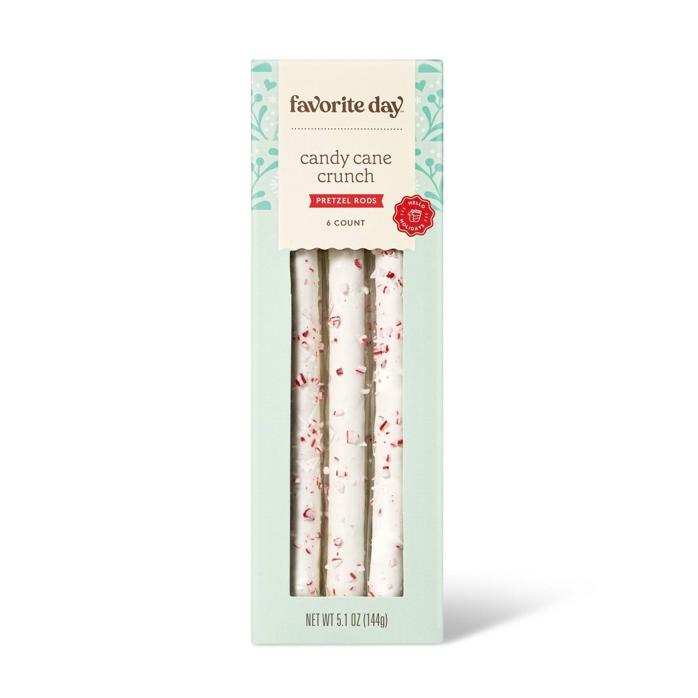 UPC 085239330807 - Holiday Candy Cane Crunch Dipped Pretzel Rods- 5.1oz ...