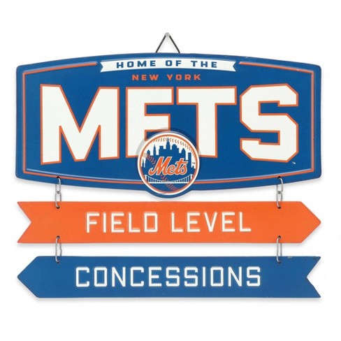 Mlb New York Mets Baseball Field Metal Panel : Target