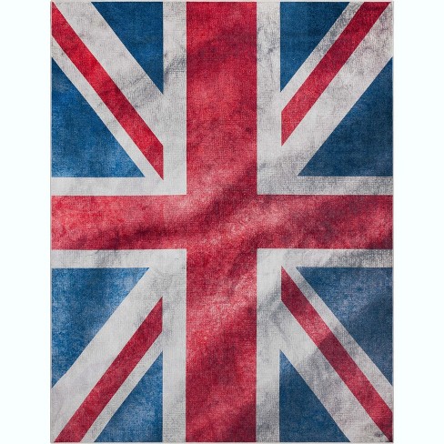 Well Woven Apollo British Flag Red Blue White 7'7" X 9'10" Area Rug ...