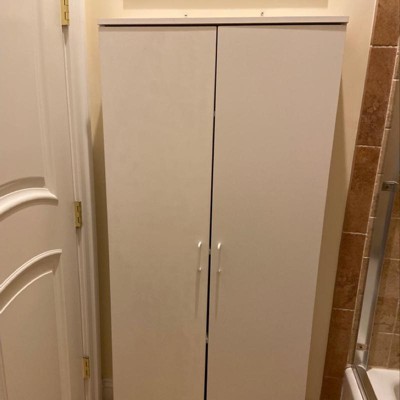 Wall Mounted Shallow Storage Cabinet White - Brightroom™ : Target