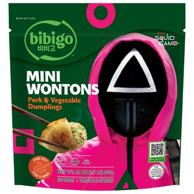 Bibigo Frozen Mini Wontons Pork & Vegetable Dumplings - 24oz : Target