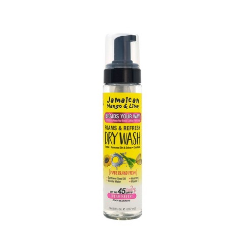 Jamaican Mango & Lime Refreshing Dry Wash Texturizing Hair Spray - 8oz ...