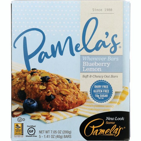 Pamela's Products Whenever Bars - Blueberry Lemon : Target