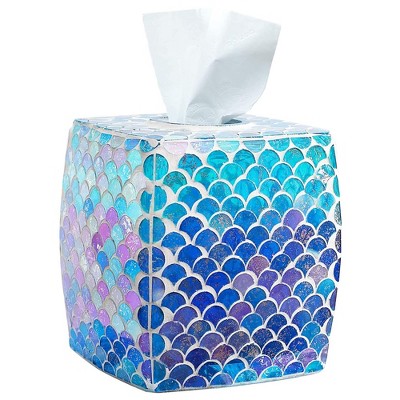 Whole Housewares Decorative Tissue Cover Bathroom Accessory - Blue : Target