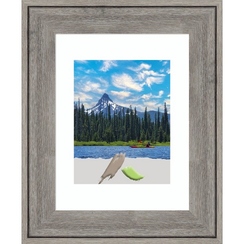 Amanti Art Regis Barnwood Grey Wood Picture Frame Opening Size 11x14 In ...