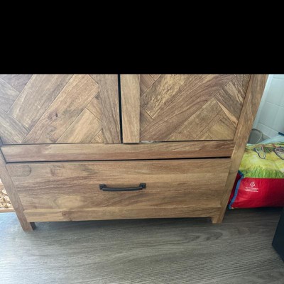 Cannery Bridge Armoire With Drawers Sindoor Mango - Sauder : Target