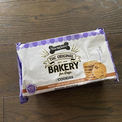 Three Dog Bakery Carob Chip Cookies Dog Treat -13oz : Target