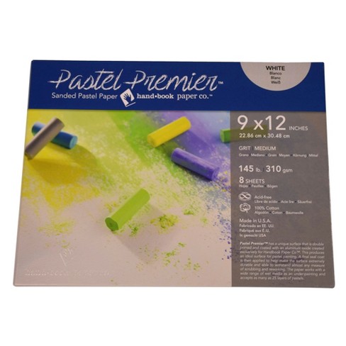 Pastel Premier Sanded Pastel Paper, 9 X 12 Inches, Medium Grit, White ...