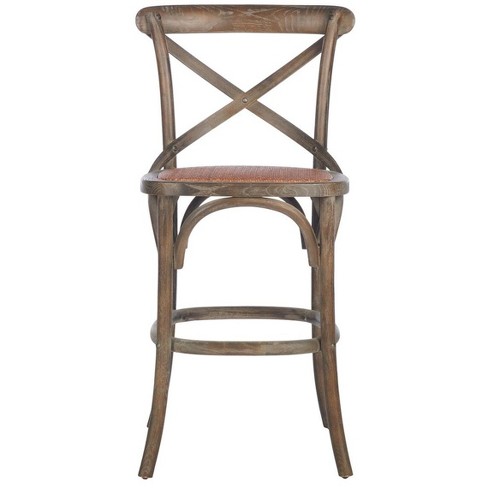 Franklin X Back Counter Stool - Weathered/grey - Safavieh : Target