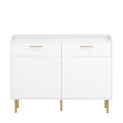 Bella Depot 47.2''w Wooden Storage Cabinet With Drawers-white : Target