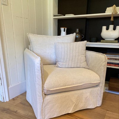 Berea Slouchy Lounge Chair With French Seams - Threshold™ : Target