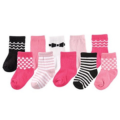 Luvable Friends Baby Girl Socks Giftset, Girl, 0-9 Months : Target