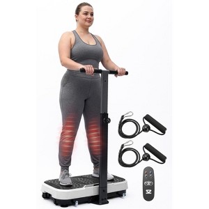 SQUATZ Vibration Plate Exercise Machine with Handles – 1-99 Speeds, 10 ...