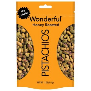 Wonderful No Shell Honey Roasted Pistachio Nuts - 11oz : Target