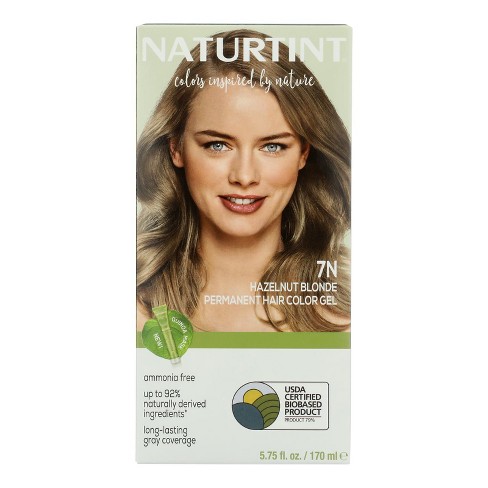 Naturtint Hazelnut Blonde Permanent Hair Color 7n - 5.6 Fz : Target