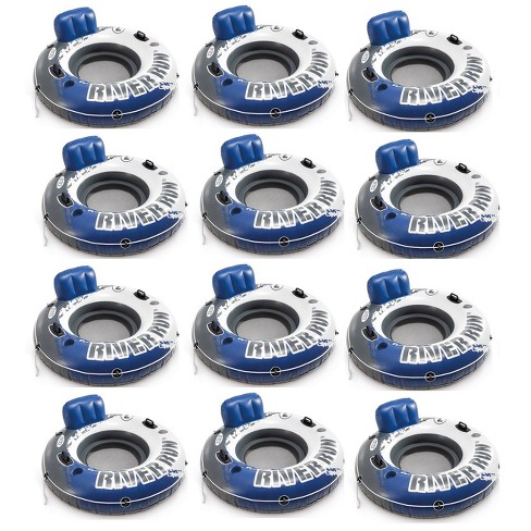 Intex River Run I Inflatable Floating Raft Tubes 12-pack : Target