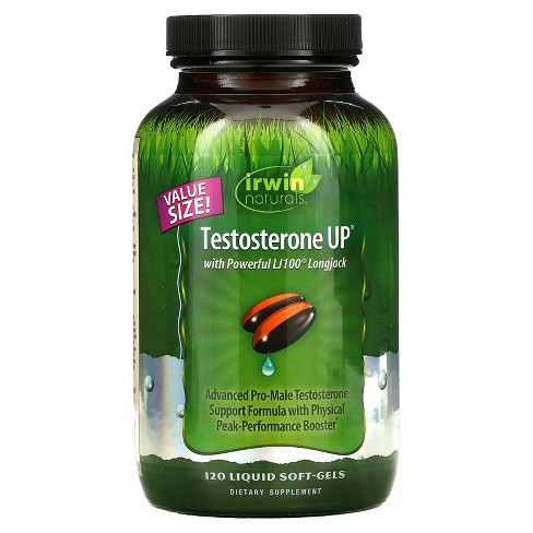 Irwin Naturals Testosterone Up, 120 Liquid Soft-gels : Target