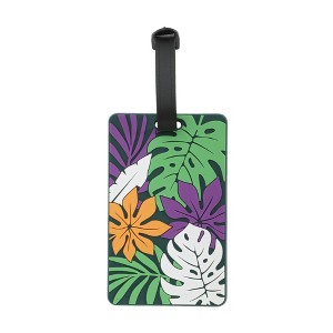 Unique Bargains Maple Leaves Luggage Tag Multicolored 1 Pc : Target