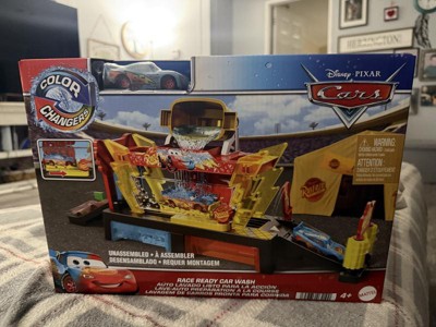 Disney And Pixar Cars Color Changer Race Ready Car Wash Playset & Color ...
