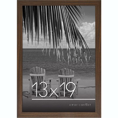 Americanflat 13x19 Picture Frame In Walnut - Composite Wood With ...