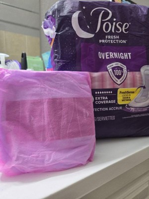 Poise Overnight Incontinence Pads - 36ct : Target