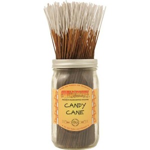 Wild Berry Candy Cane Incense Sticks, 100 Count Hand-Dipped Aromatic ...