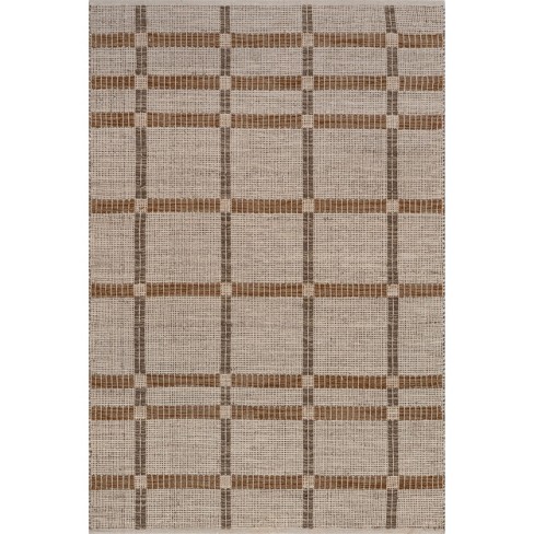 Emily Henderson X Rugs Usa - Gretchen Checked Wool Area Rug, 5' X 8 ...