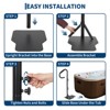 Two-Way Hot Tub Handrail, 36"-58" Adjustable Height Slide-Under Spa ...