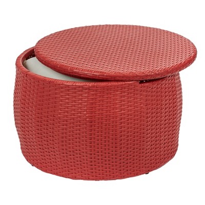 Brylanehome Santiago Round Storage Table - Geranium : Target