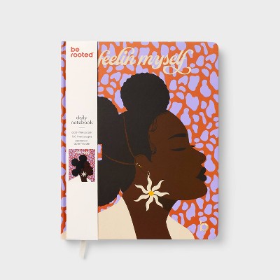 Black History Month Be Rooted 8"x10" Feelin Myself Daily Notebook : Target