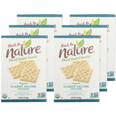 Suzie's Organic Saltines Salt & Extra Virgin Olive Oil - Case Of 12/8.8 ...