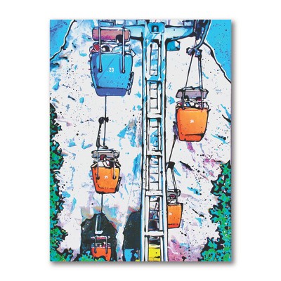 Courtside Market Drizzle Studios Disney Gondolas 16x20 Gallery-Wrapped ...