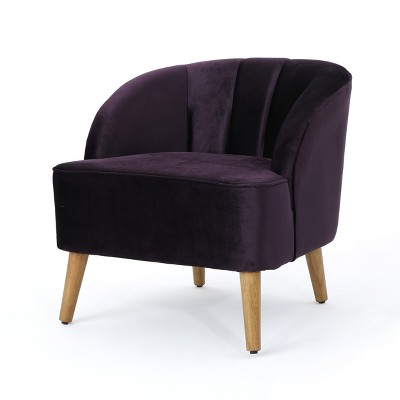 Tafton Tufted Fabric Club Chair - Light Purple - Christopher Knight ...
