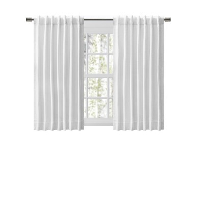 Chevron 80c/20p Sustainable Triple Lined Rod Pocket W/back Tabs Panel ...